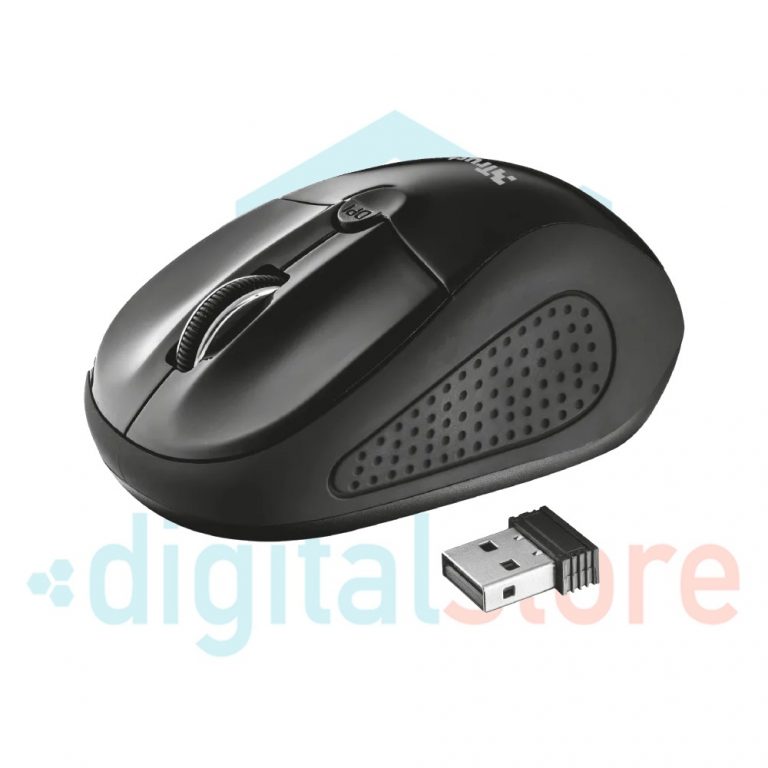 Mouse Inalámbrico USB Trust Primo Negro 20322 | Digital Store