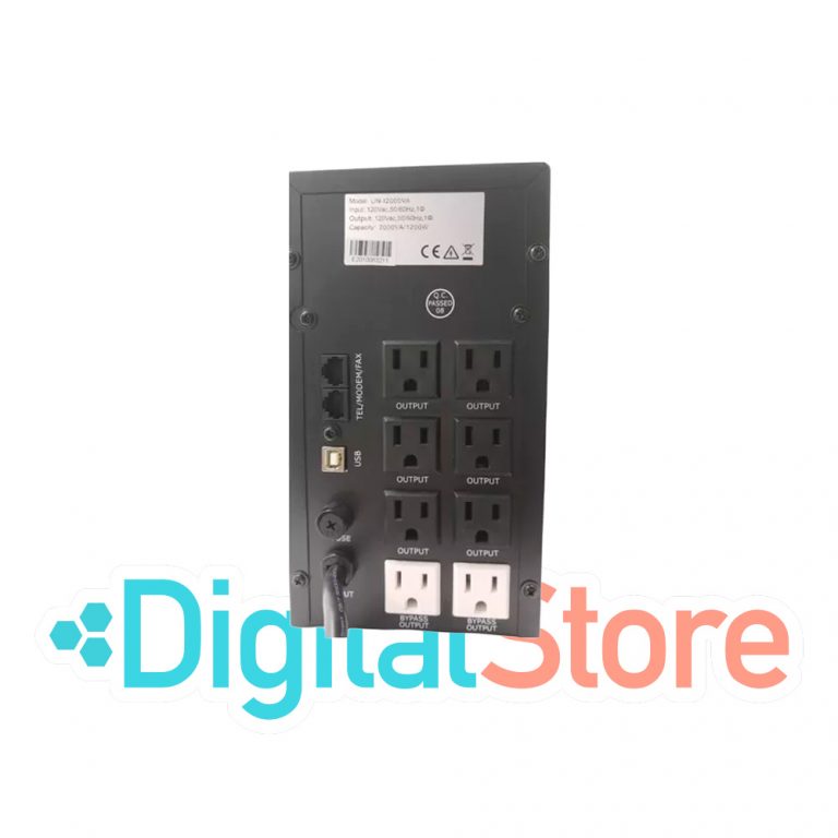 UPS Interactiva 2500 Led – 2000VA – Unitec – 8 Tomas | Digital Store